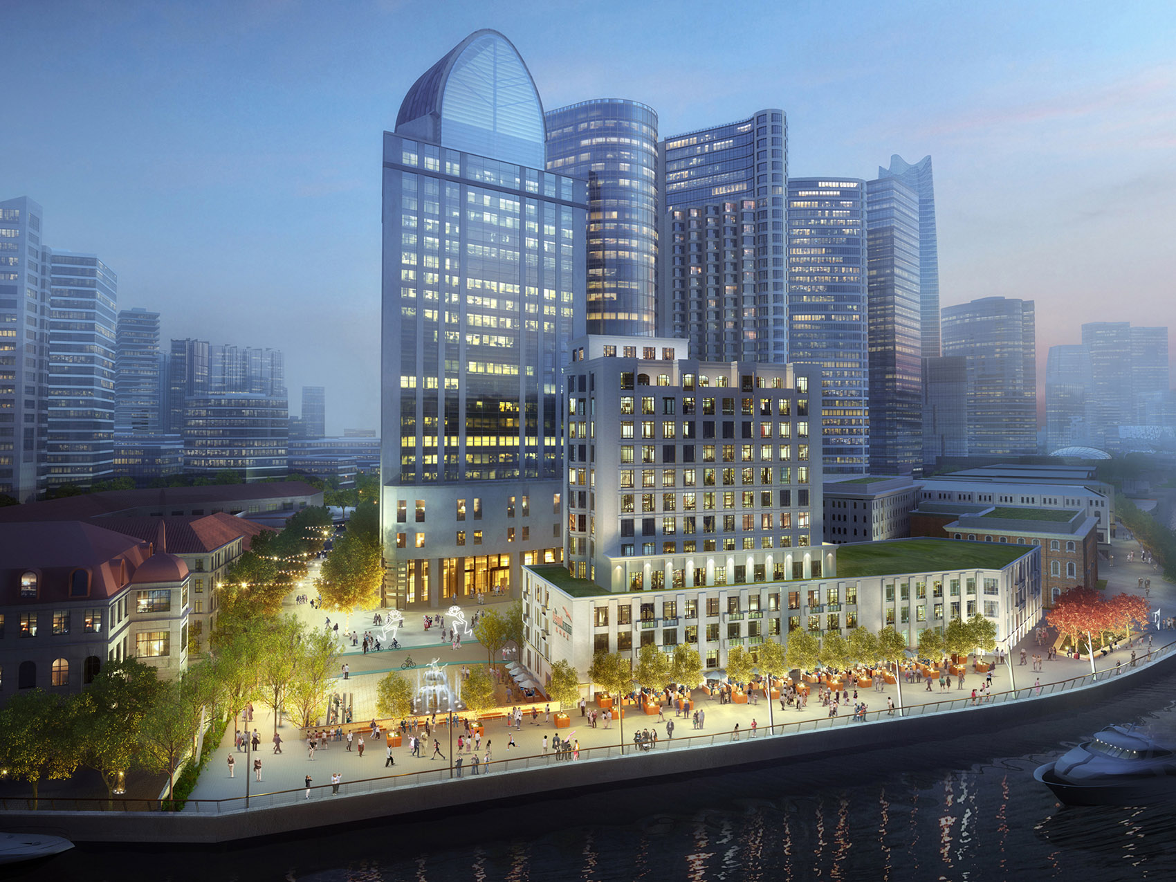 Hongkou North Bund Waterfront Masterplan and Public Realm, Shanghai ...