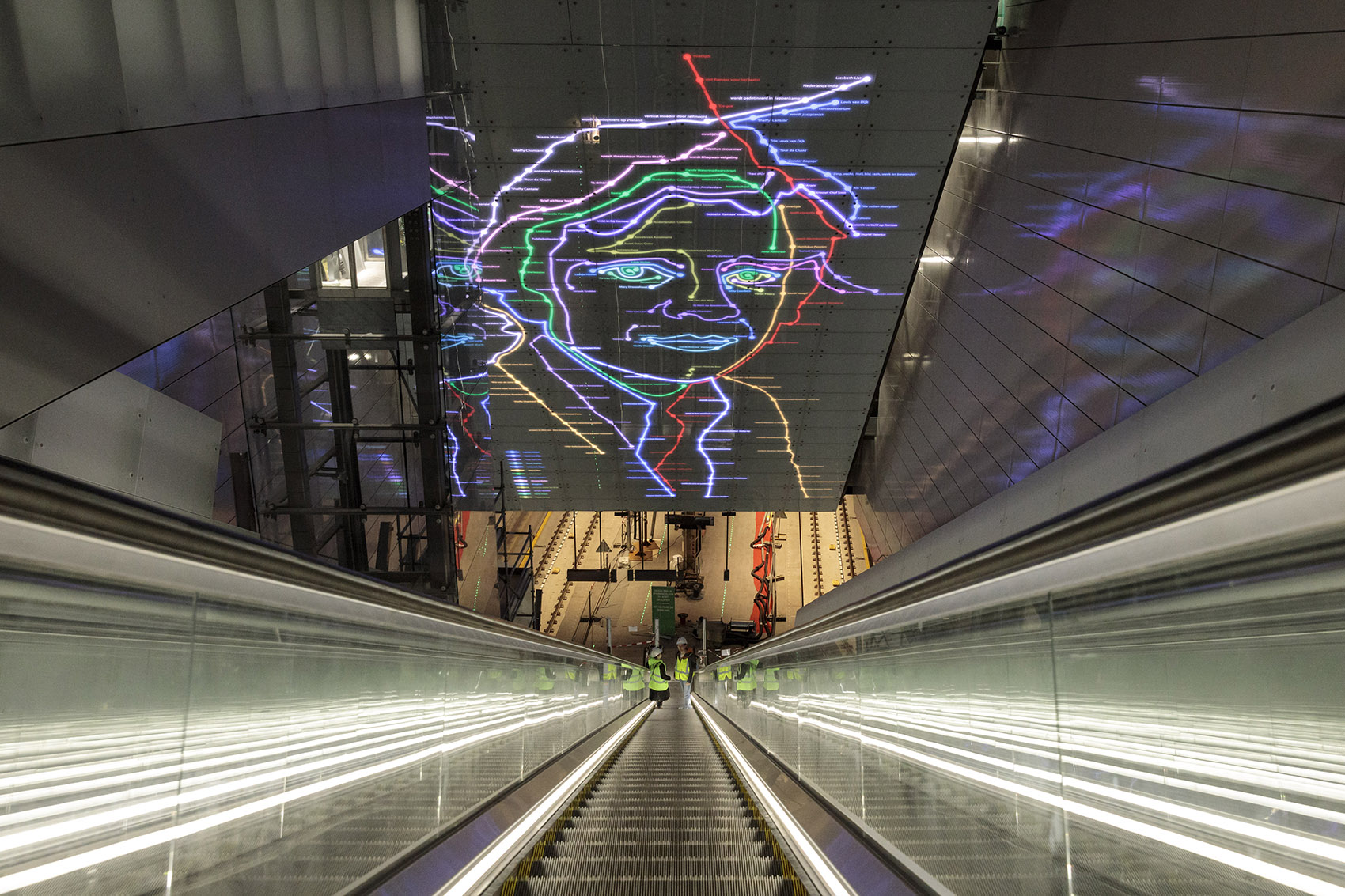 The North-south Metro Line of Amsterdam by Benthem Crouwel Architects ...