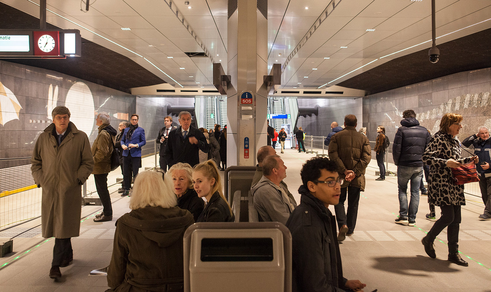 The North-south Metro Line of Amsterdam by Benthem Crouwel Architects ...