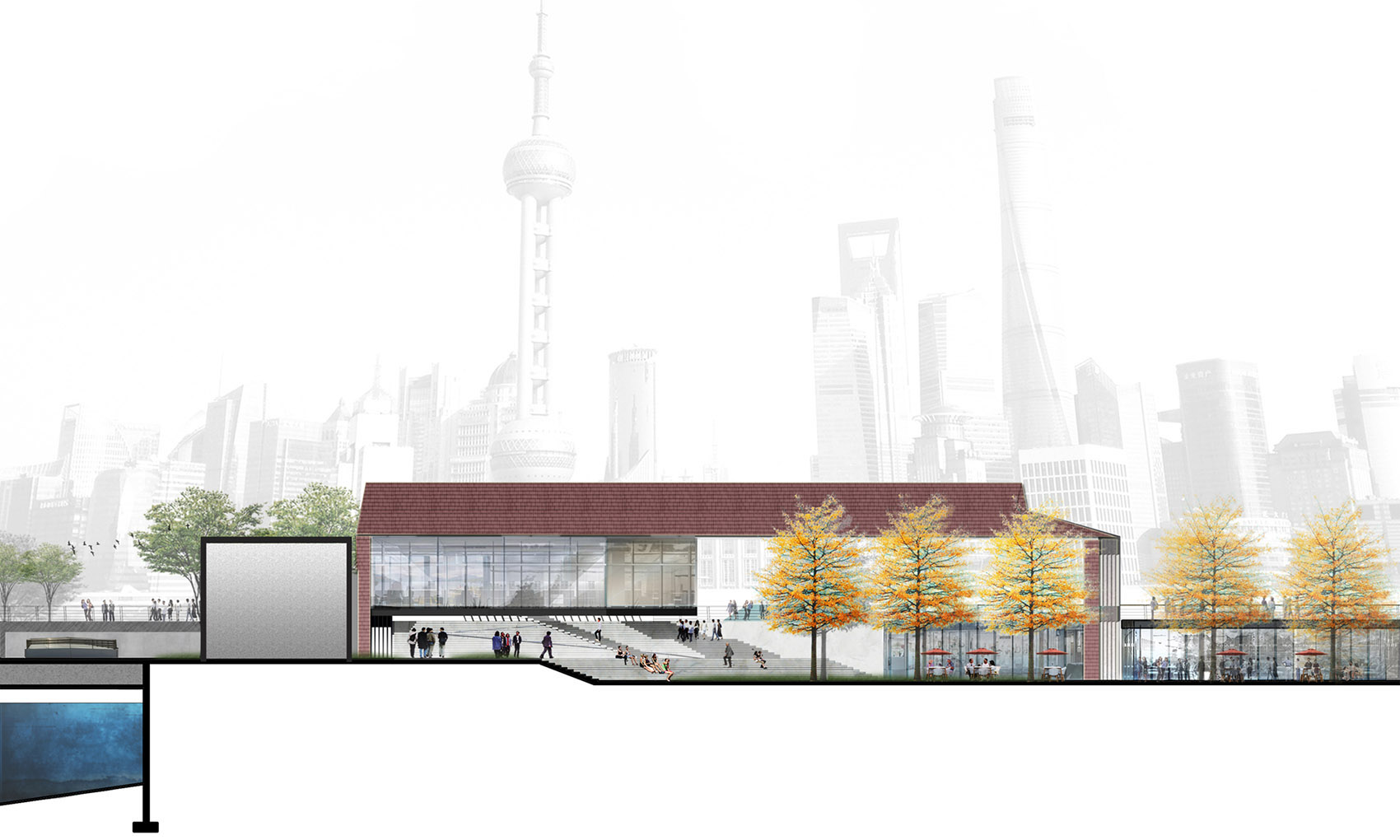 Hongkou North Bund Waterfront Masterplan and Public Realm, Shanghai ...