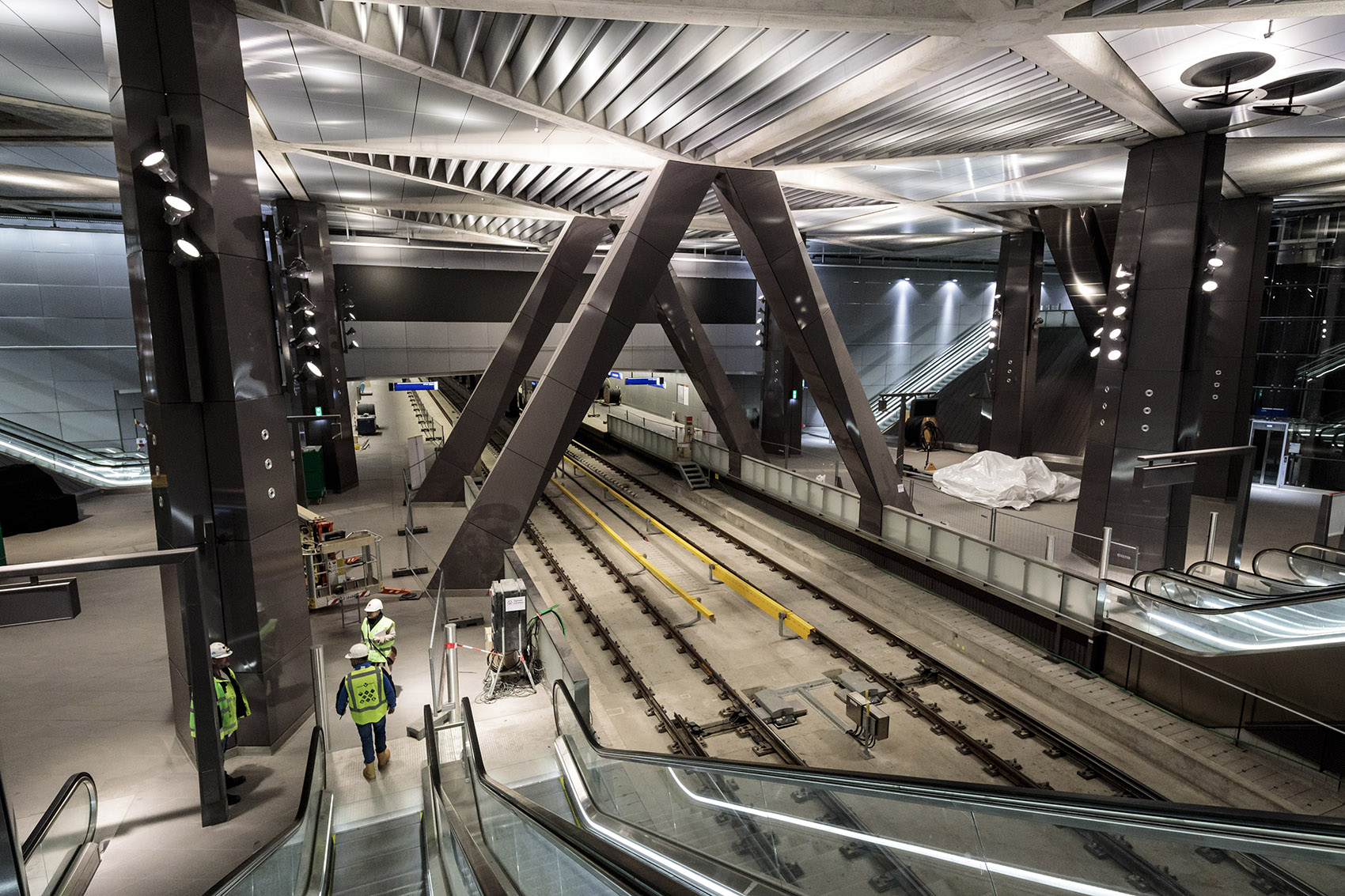 The North-south Metro Line of Amsterdam by Benthem Crouwel Architects ...