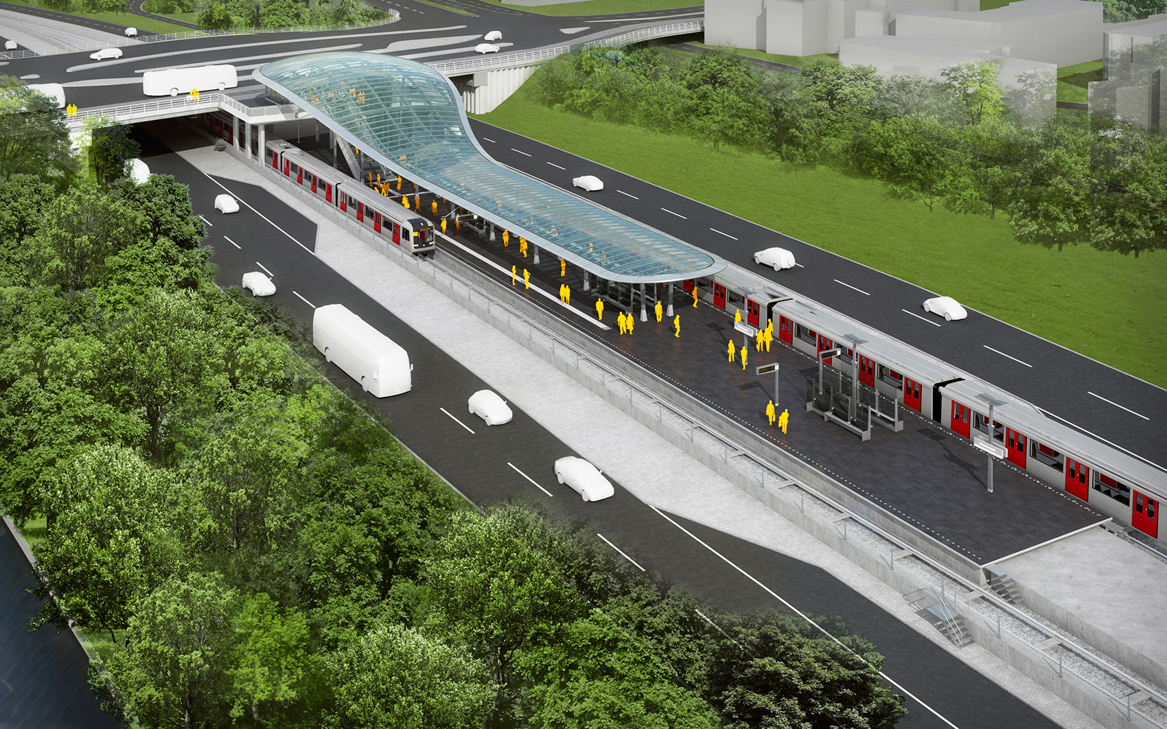 The North-south Metro Line of Amsterdam by Benthem Crouwel Architects ...