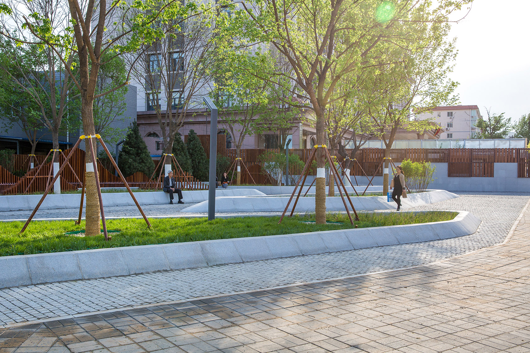 Corner with happiness, Ba da chu road corner Landscape re-design ...