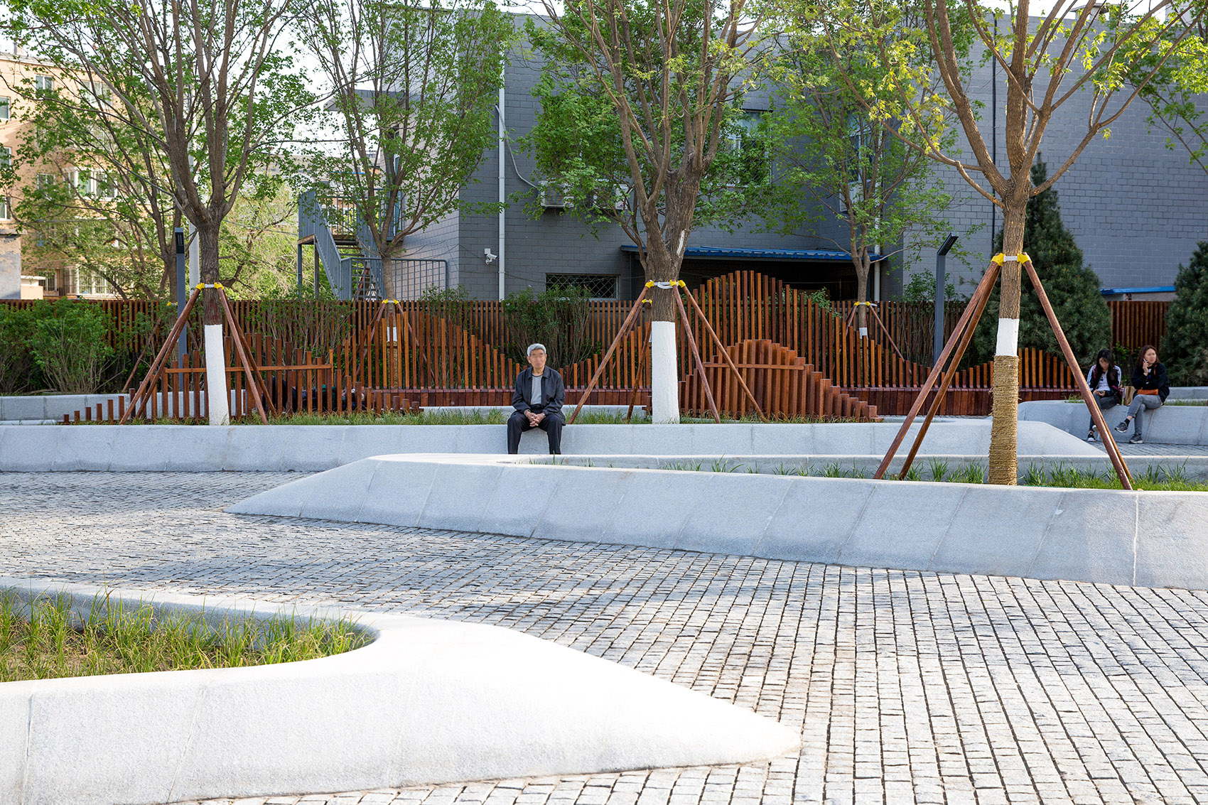 Corner with happiness, Ba da chu road corner Landscape re-design ...