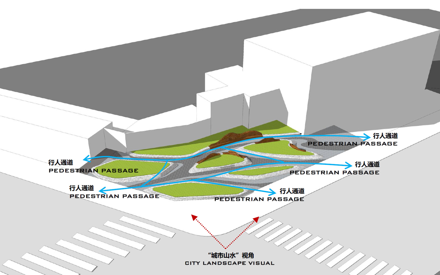 转角的幸福，八大处路小白楼景观节点改造 / 北林地景 - 谷德设计网