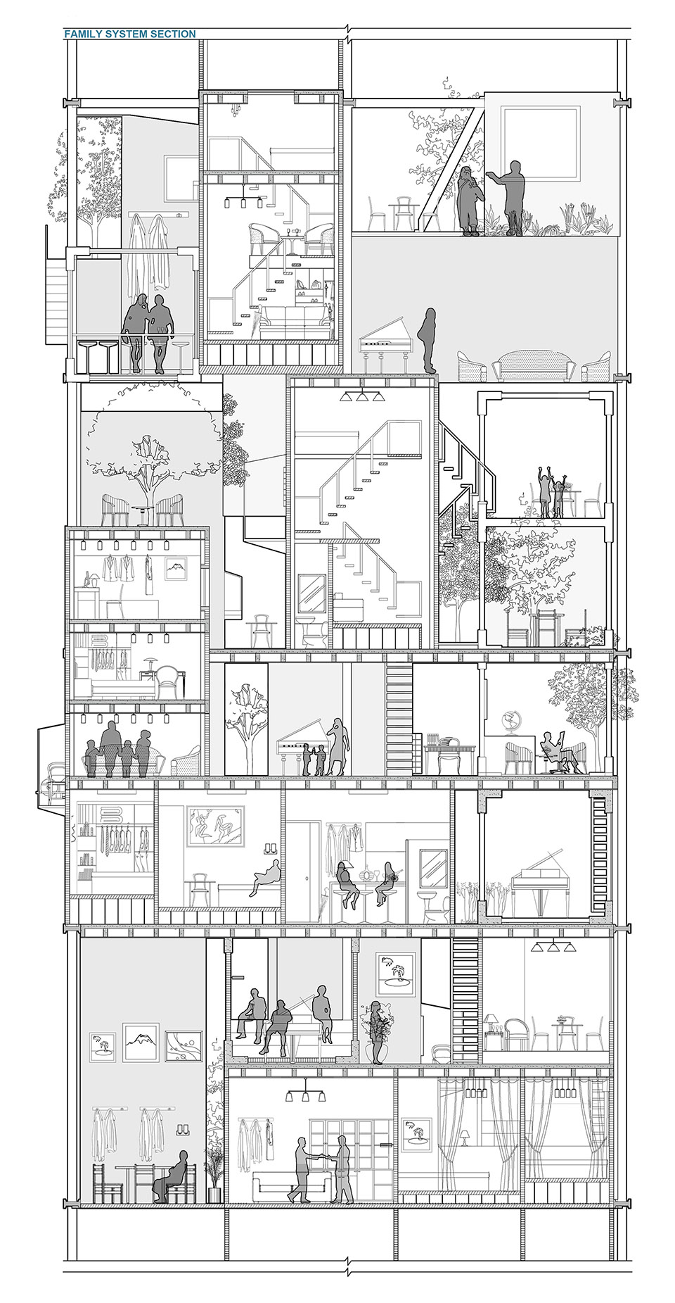 Grade Four high-rise building design course in Hebei University of ...
