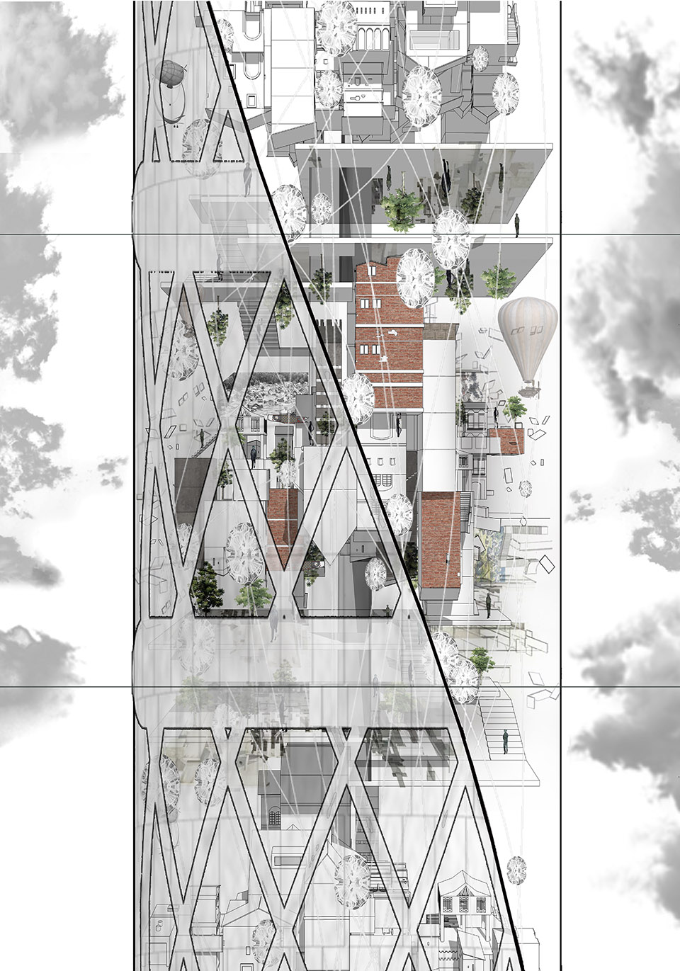 Grade Four high-rise building design course in Hebei University of ...