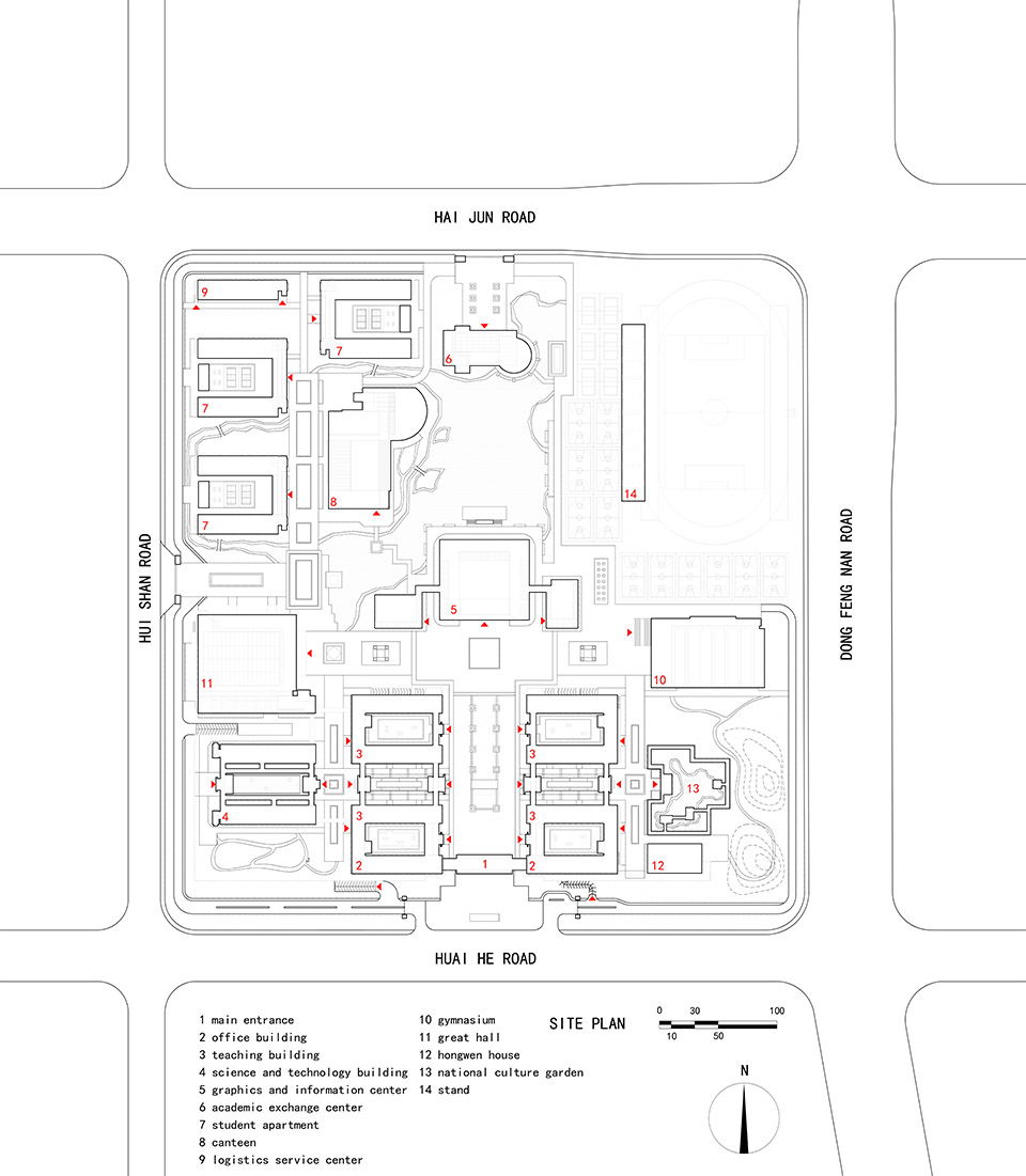 The Deep Courtyard – The Design of New Campus of Taizhou High School ...