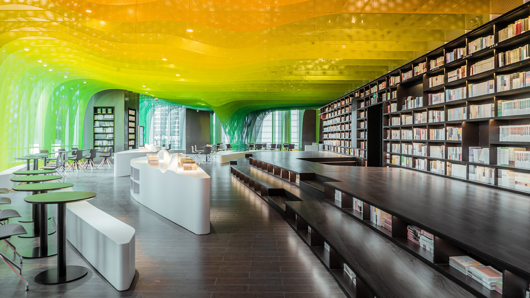 Metal Rainbow: Zhongshu Bookstore in Suzhou, China by Yuting-Wutopia ...