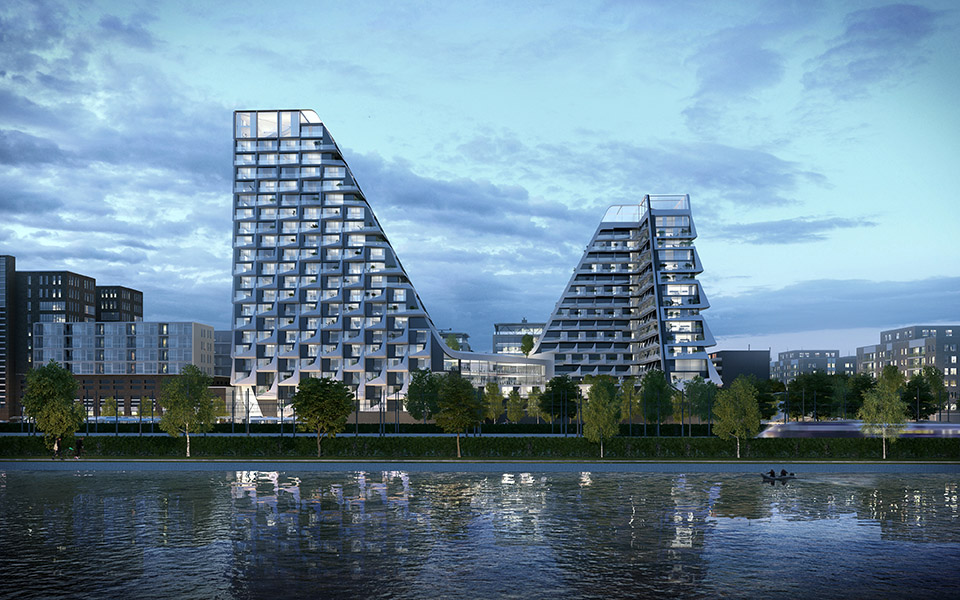 Looping Towers, Utrecht, Netherlands by Peter Pichler Architecture - 谷德设计网