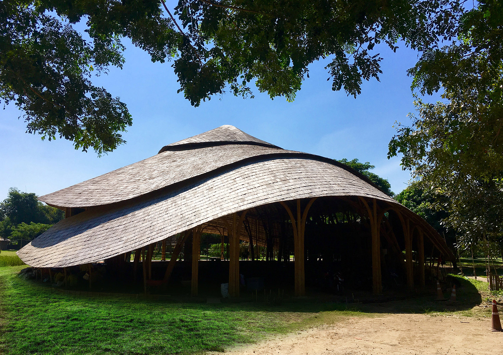 Bamboo Sports Hall for Panyaden International School, Thailand by ...