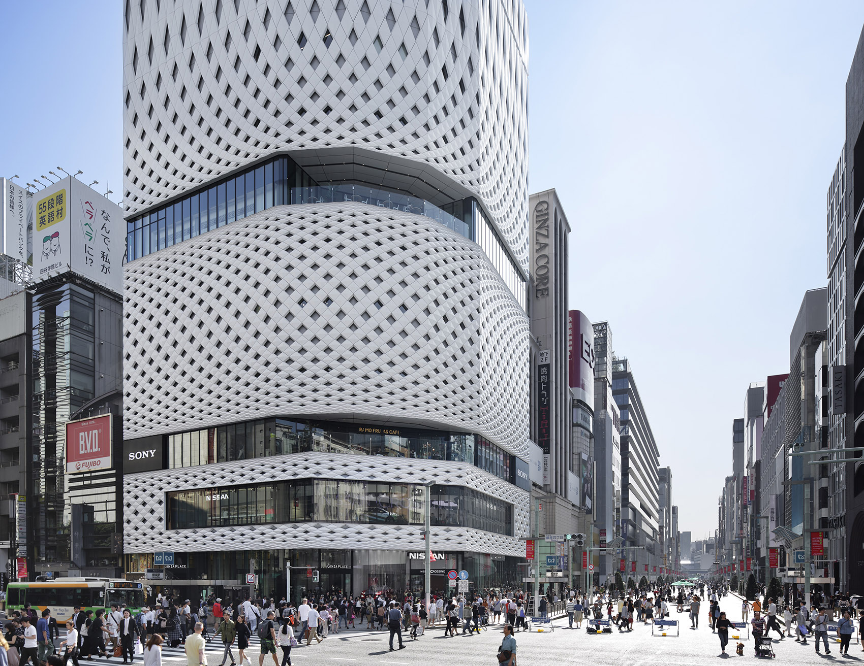 Ginza Place, Tokyo by Klein Dytham architecture - 谷德设计网