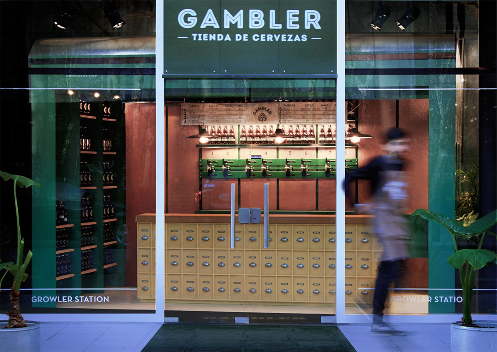 Gambler-crafted beer store by Carbono Atelier - 谷德设计网