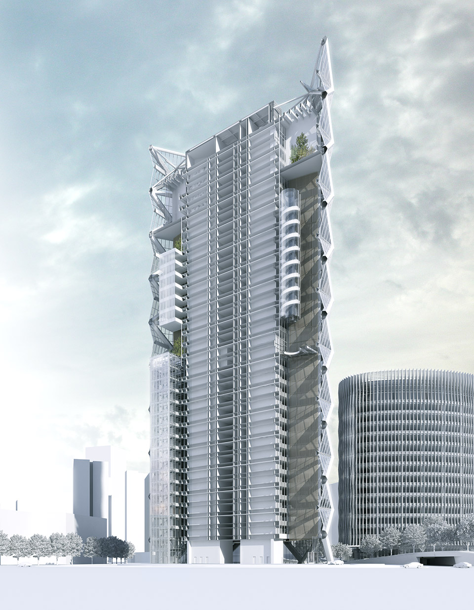 Poly International Plaza, Beijing By SOM - 谷德设计网