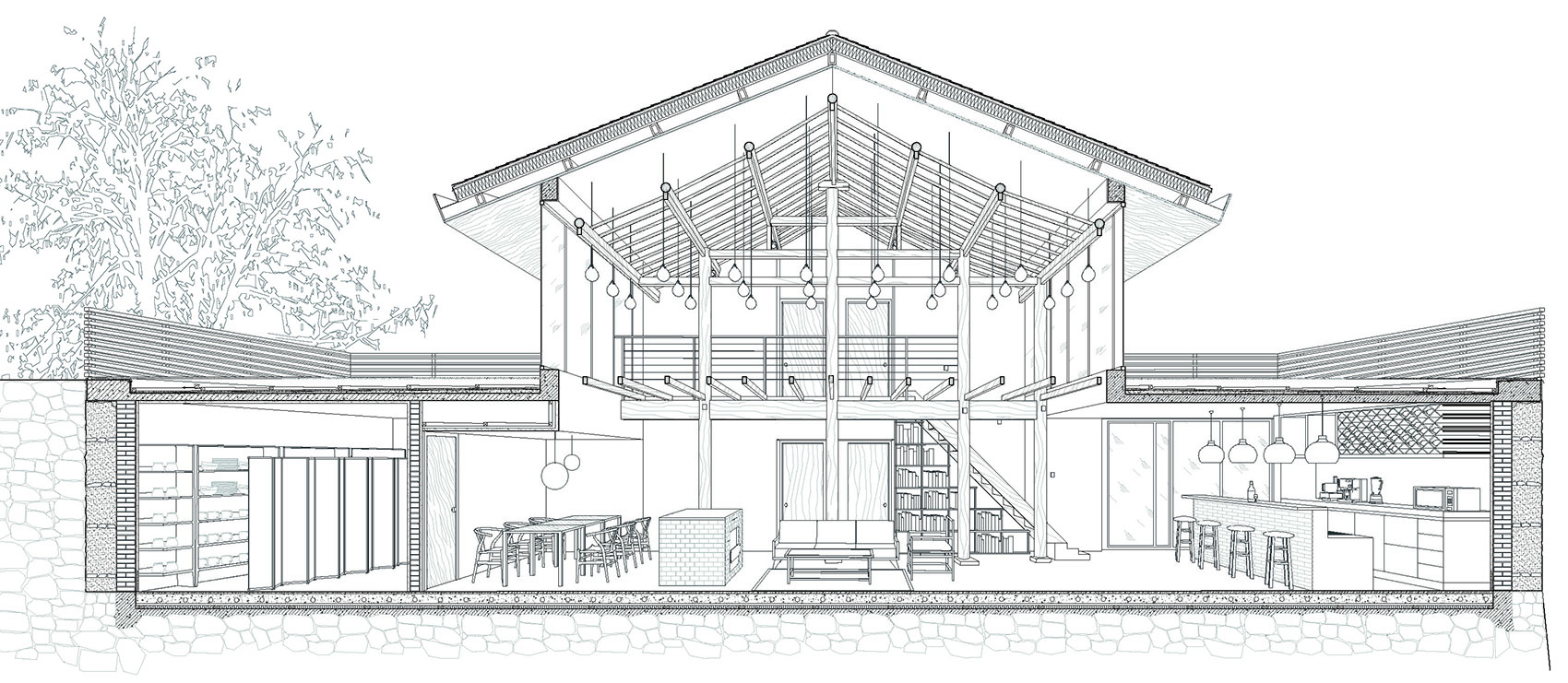 Half House：Facing a wall, and thinking over By Atelier-lai - 谷德设计网