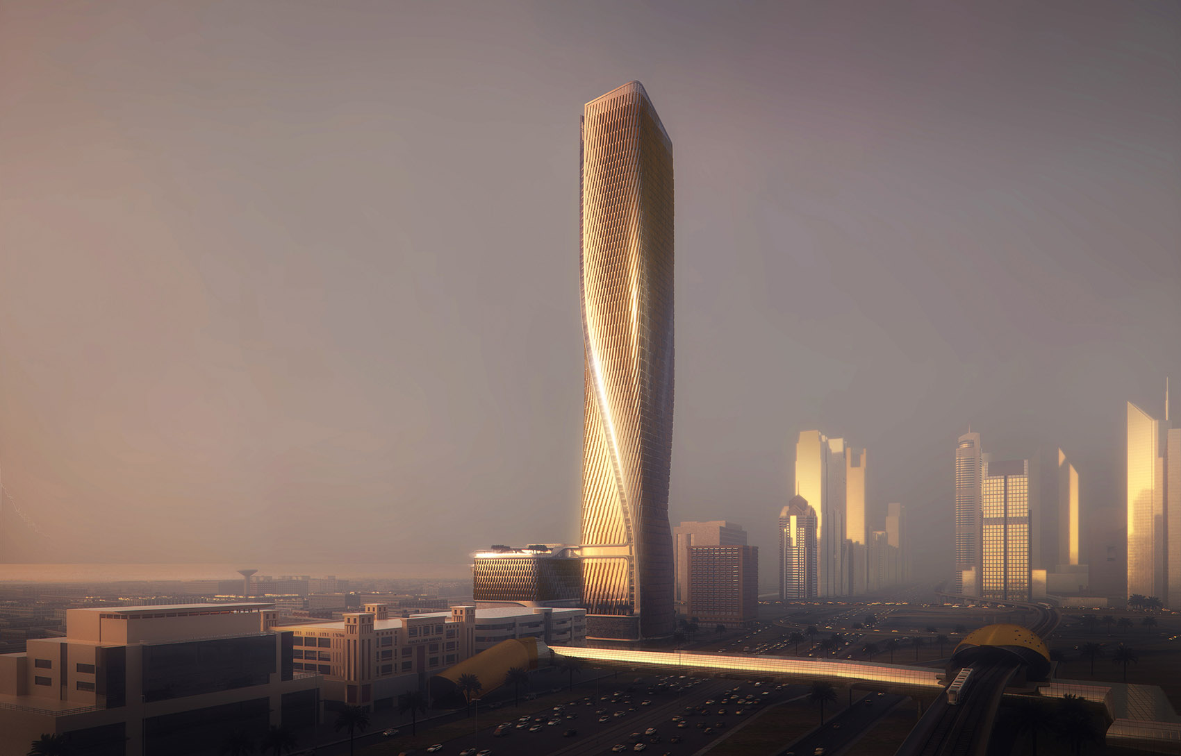 Wasl Tower By UNStudio - 谷德设计网