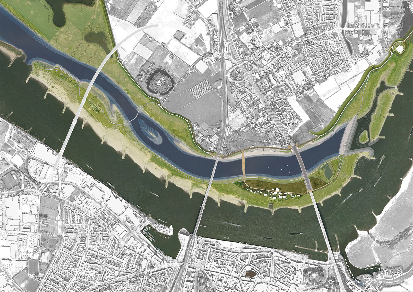 Citadel Bridge, the Netherlands by NEXT architects - 谷德设计网