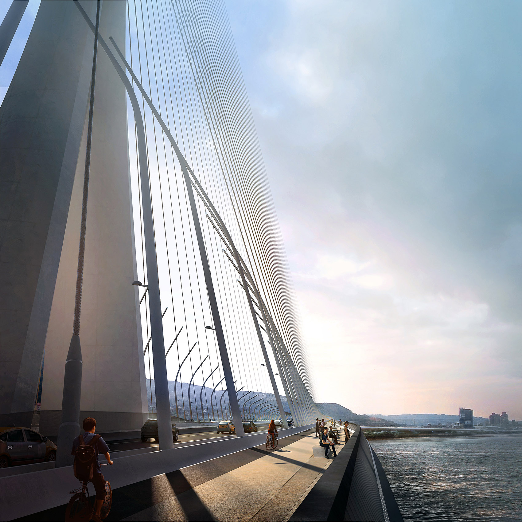 Danjiang Bridge by Zaha Hadid Architects - 谷德设计网