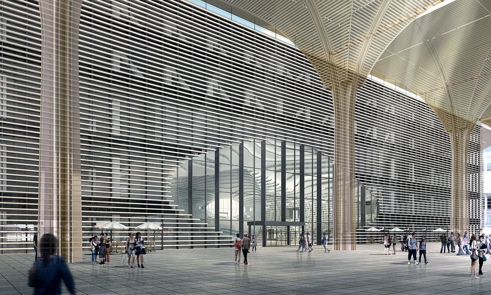 Tianjin Binhai Public Library, China By MVRDV + Tianjin Urban Planning ...