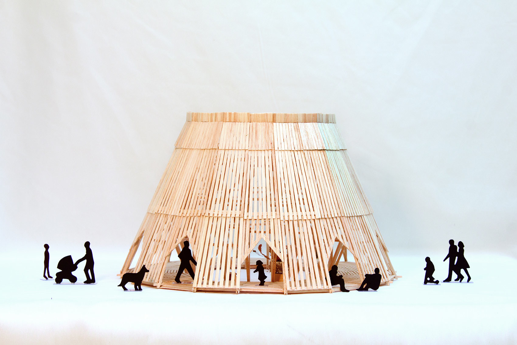 The temporary pavilion design by República Portátil - 谷德设计网