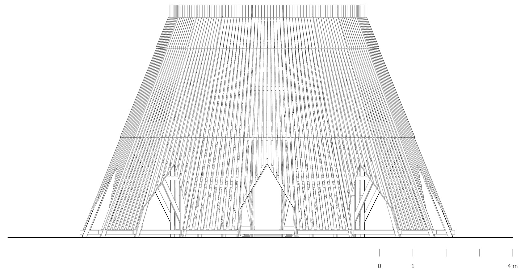 The temporary pavilion design by República Portátil - 谷德设计网