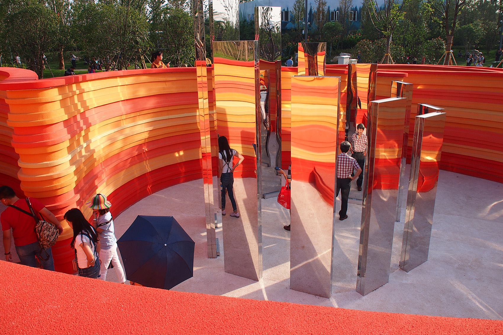 Sunken Space in Wuhan International Garden Expo, Wuhan by DDON - 谷德设计网