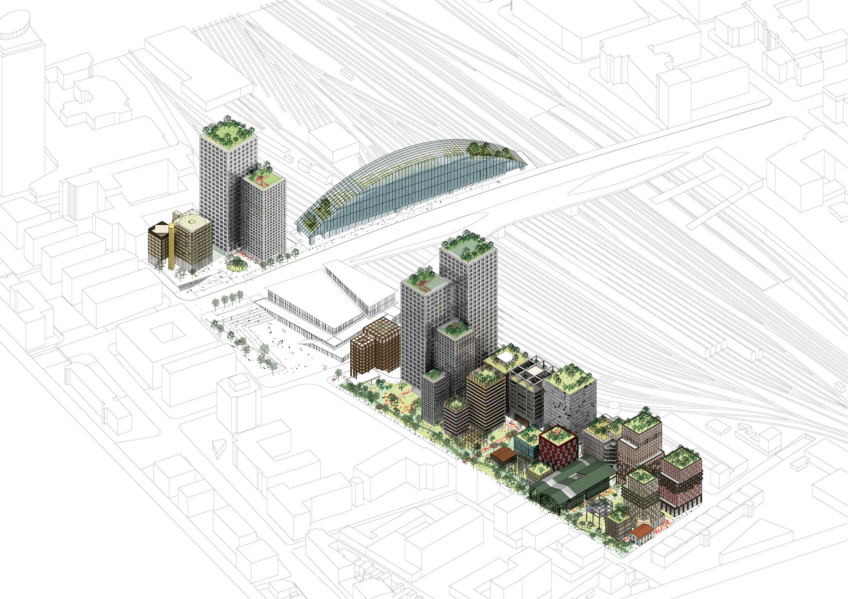 A MINI METROPOLIS , Paris By OMA - 谷德设计网