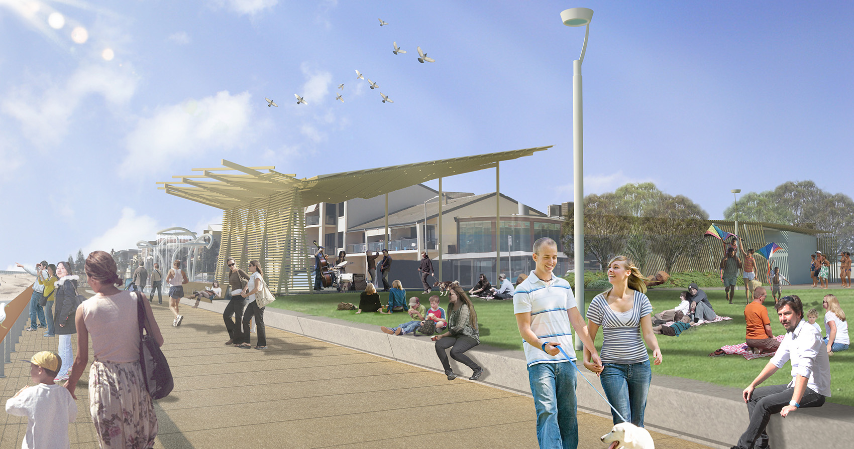 Henley Square, Adelaide by T.C.L & Troppo Architects - 谷德设计网