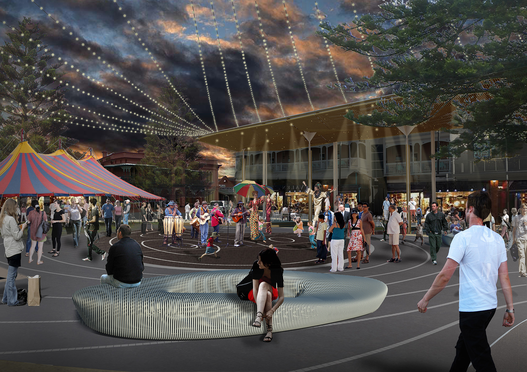 Henley Square, Adelaide by T.C.L & Troppo Architects - 谷德设计网