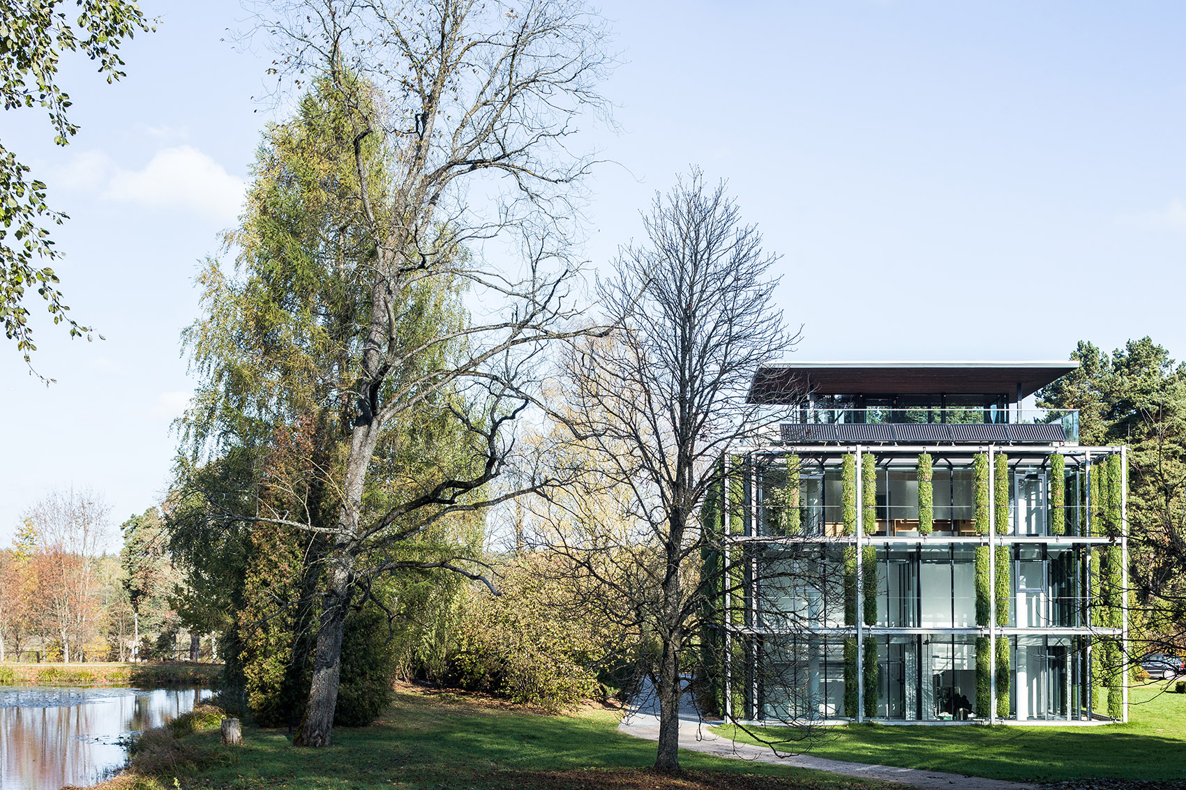 Laboratory Building in the Botanical Garden of Vilnius University by ...