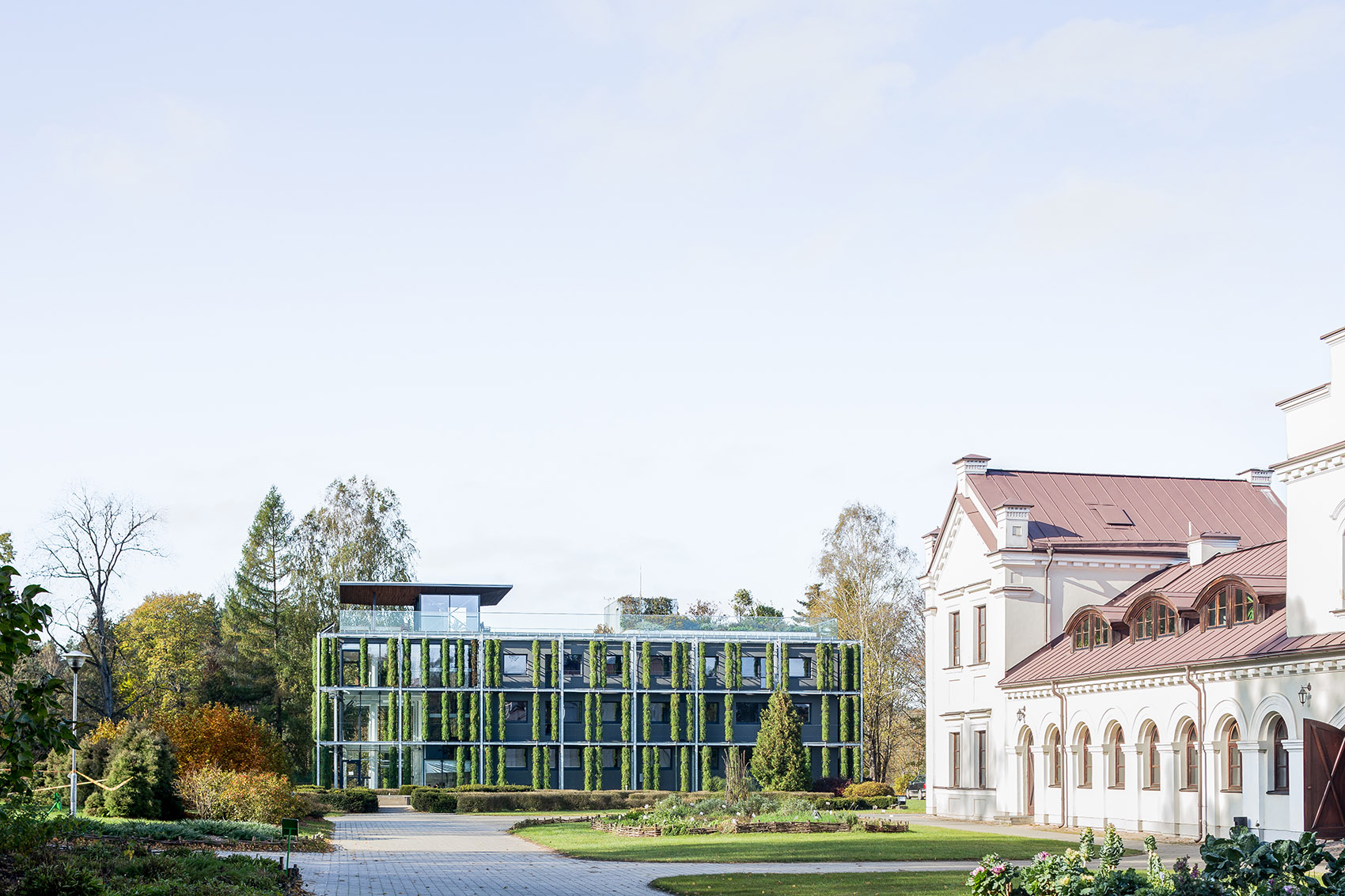 Laboratory Building in the Botanical Garden of Vilnius University by ...