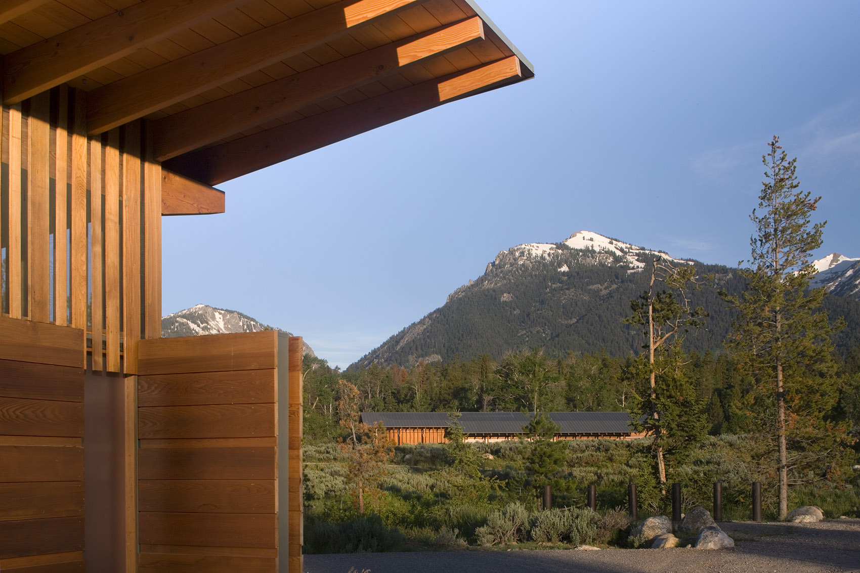 Laurance S. Rockefeller Preserve interpretive center by Carney ...