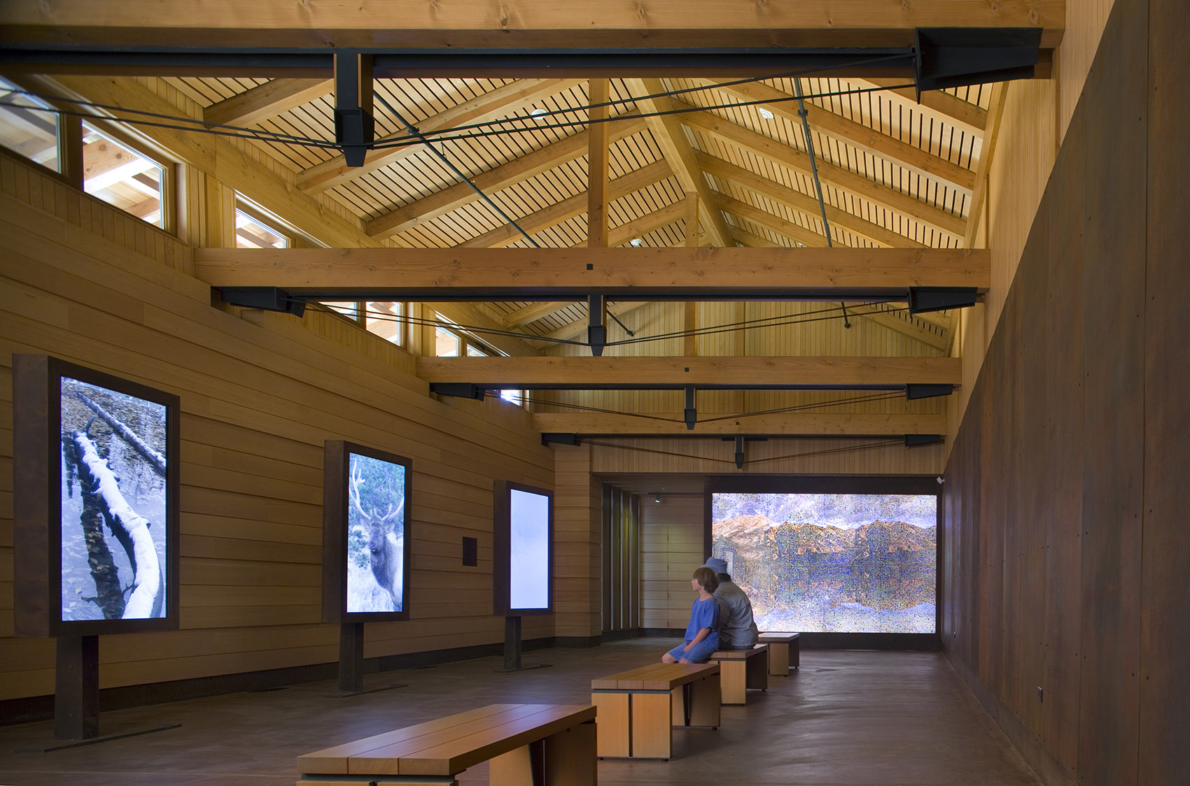 Laurance S. Rockefeller Preserve interpretive center by Carney ...