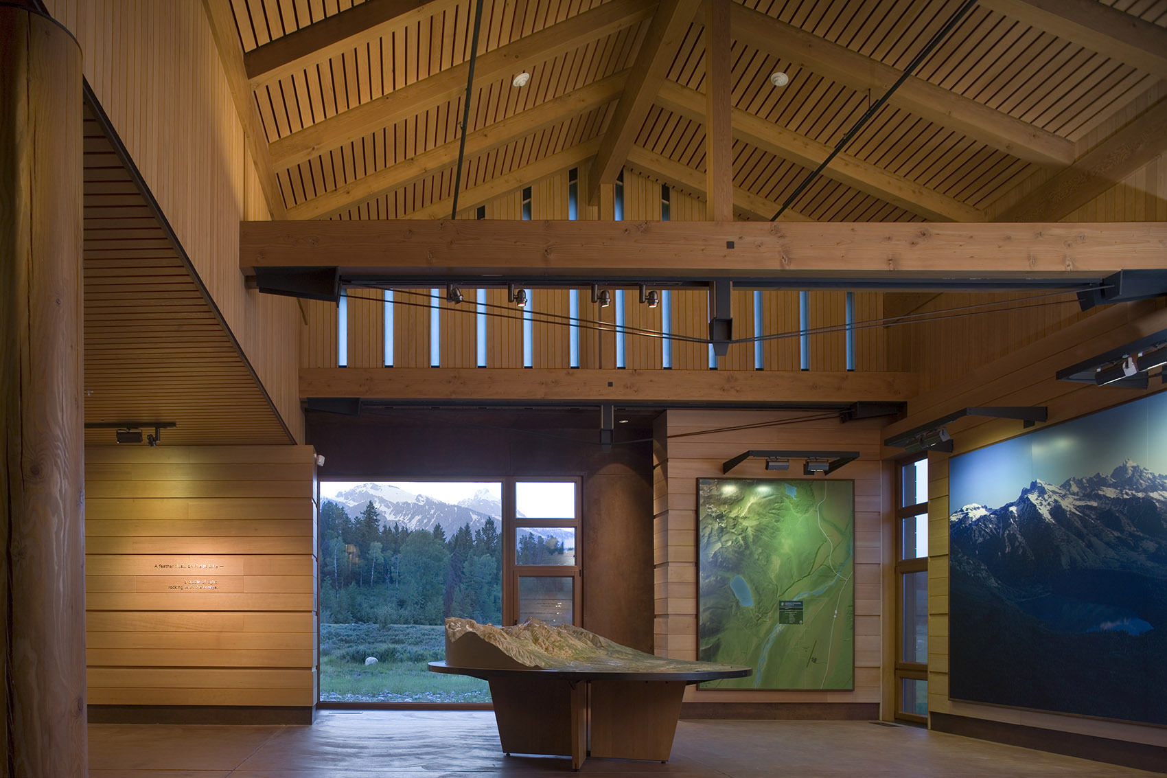 Laurance S. Rockefeller Preserve interpretive center by Carney ...