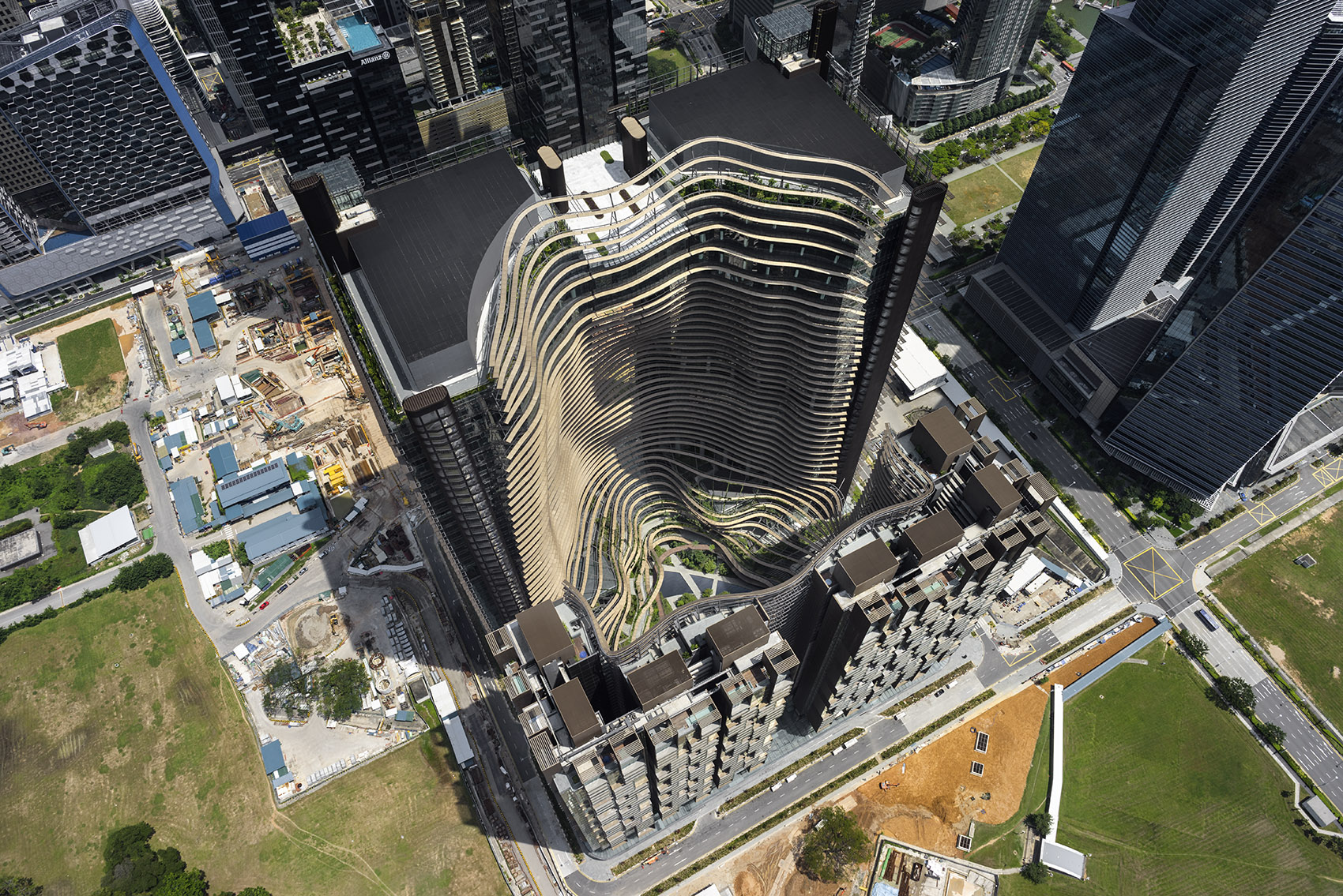 The Green Heart of Singapore Marina One by ingenhoven architects - 谷德设计网
