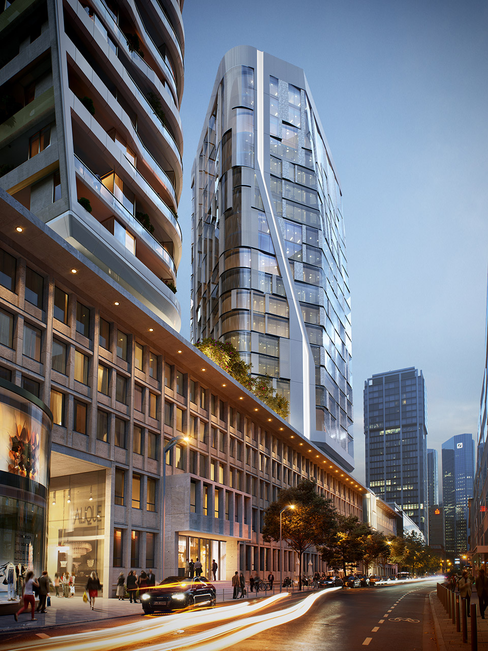 FOUR Frankfurt by UNStudio + HPP - 谷德设计网