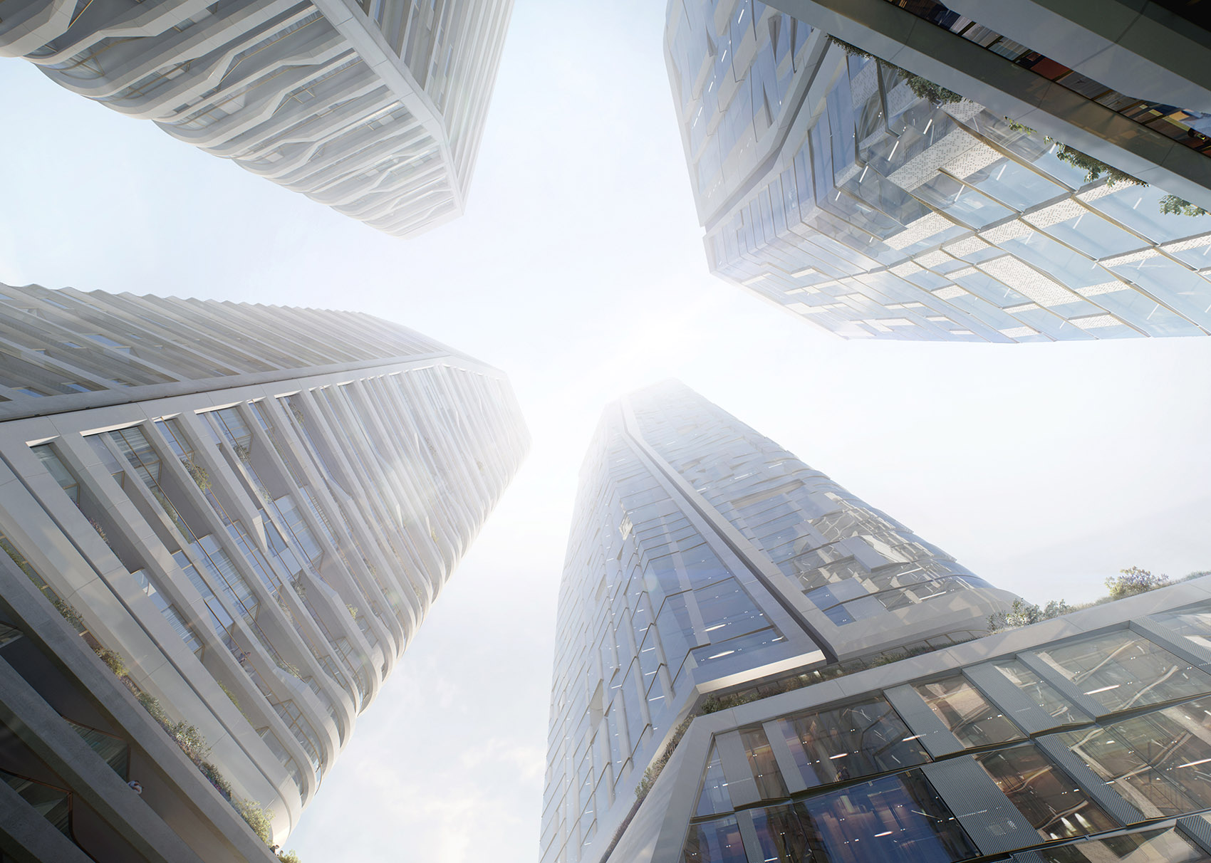 FOUR Frankfurt by UNStudio + HPP - 谷德设计网