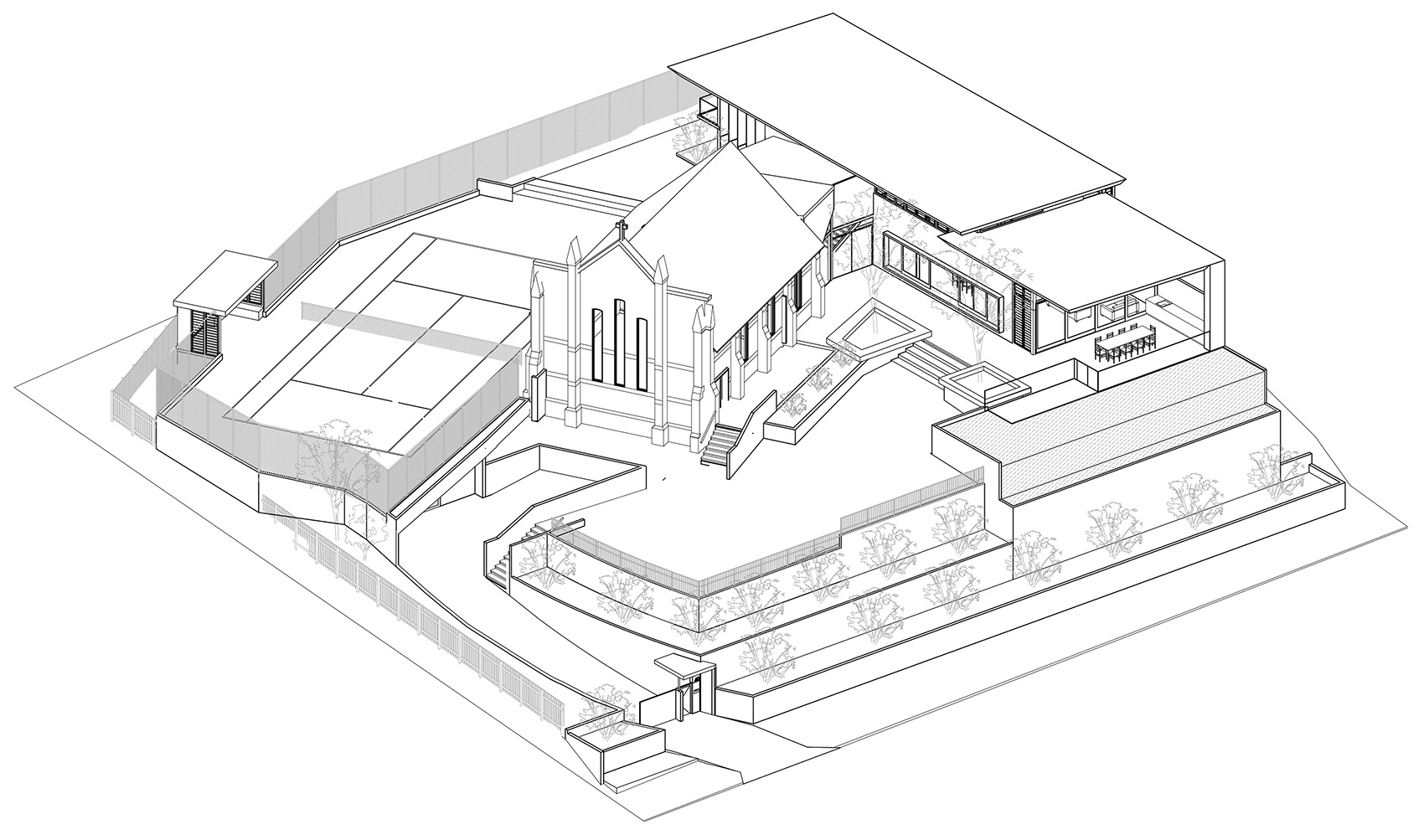 Church House by DAHA - 谷德设计网