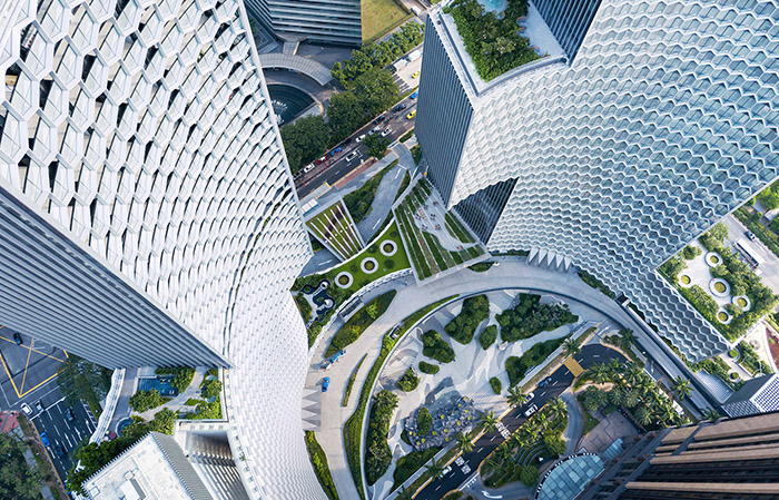 DUO Twin Towers, Singapore by Büro Ole Scheeren - 谷德设计网