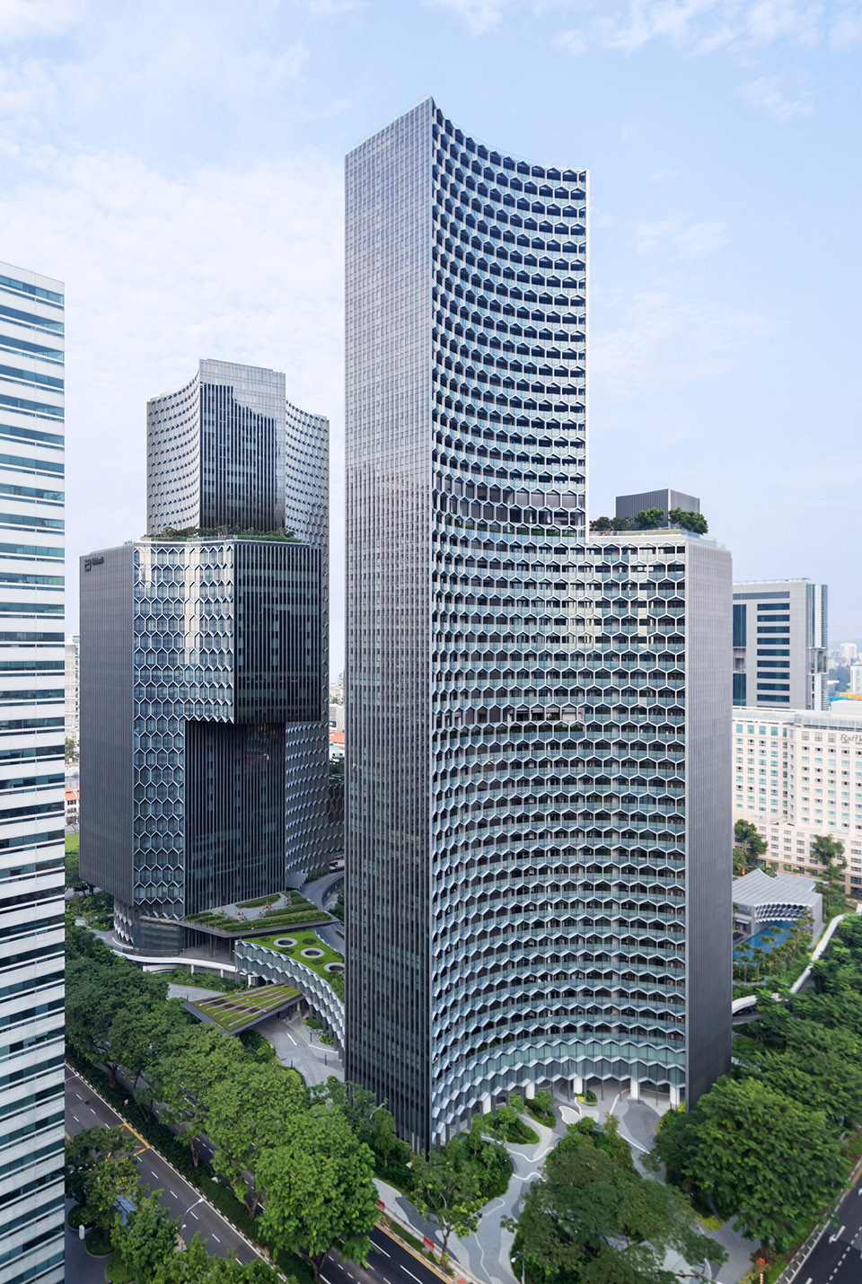 DUO Twin Towers, Singapore by Büro Ole Scheeren - 谷德设计网