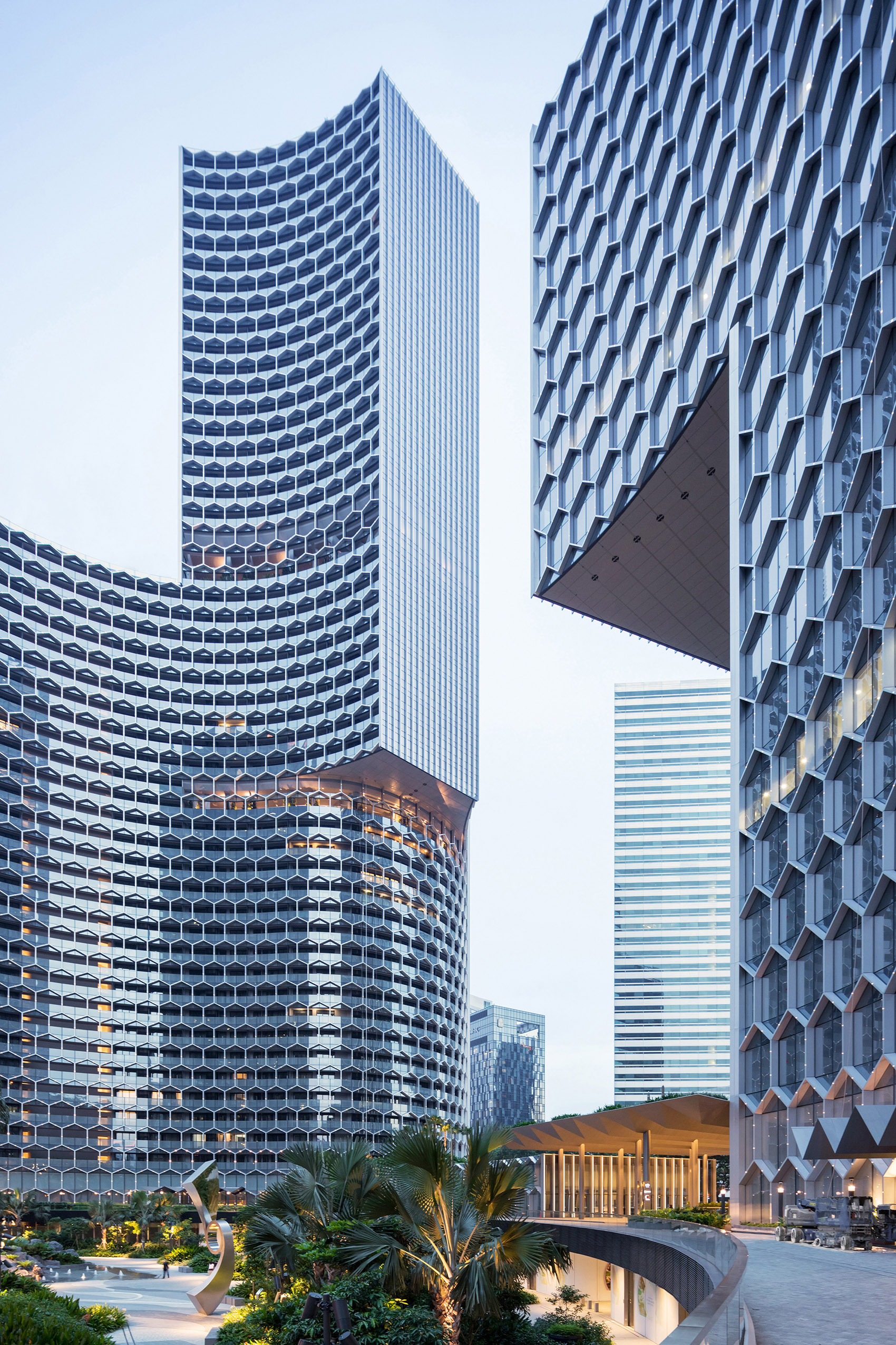 DUO Twin Towers, Singapore by Büro Ole Scheeren - 谷德设计网