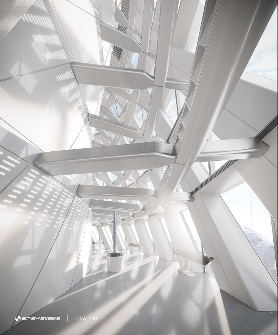 265 W 45th ST Super-Slender Office Tower by RB Systems - 谷德设计网