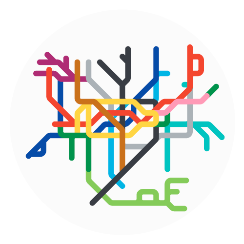 Mini Metro Map by Peter Dovak - 谷德设计网