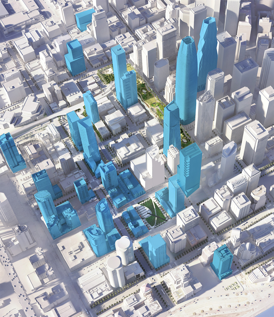 Salesforce Tower and Transit Center by Pelli Clarke Pelli Architects ...