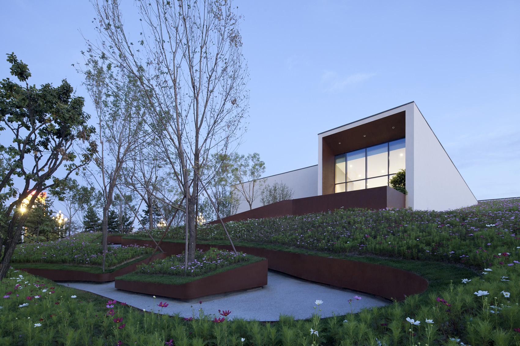 Passive house pavilion of Longfor Sundar, China by SUP Atelier - 谷德设计网