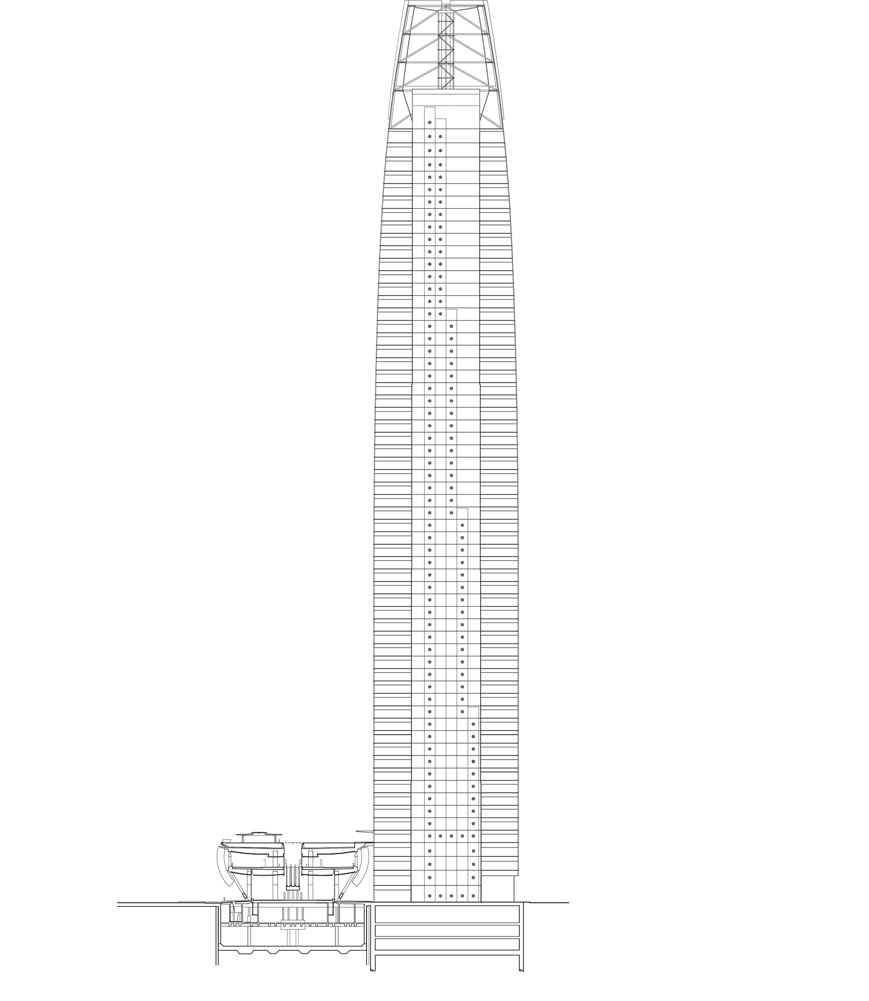 Salesforce Tower and Transit Center by Pelli Clarke Pelli Architects ...