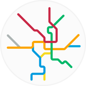 Mini Metro Map by Peter Dovak - 谷德设计网