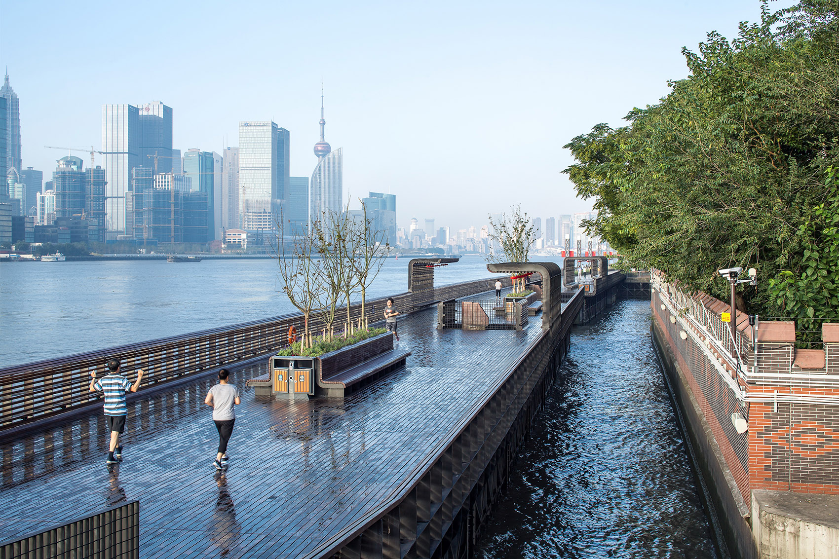 Demonstration Section of Yangpu Riverside Public Space by Original ...