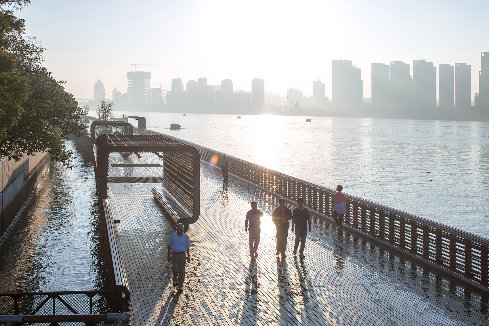 Demonstration Section of Yangpu Riverside Public Space by Original ...