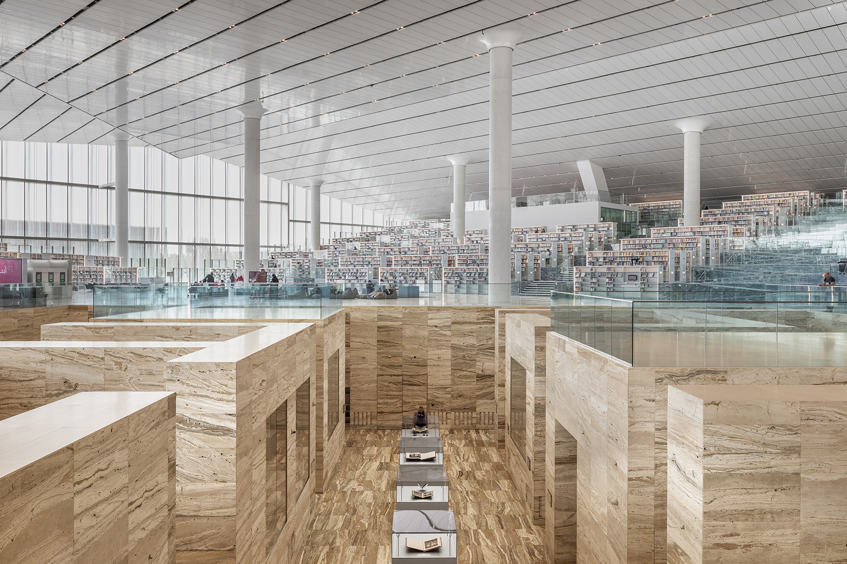 Qatar National Library, Doha by OMA - 谷德设计网